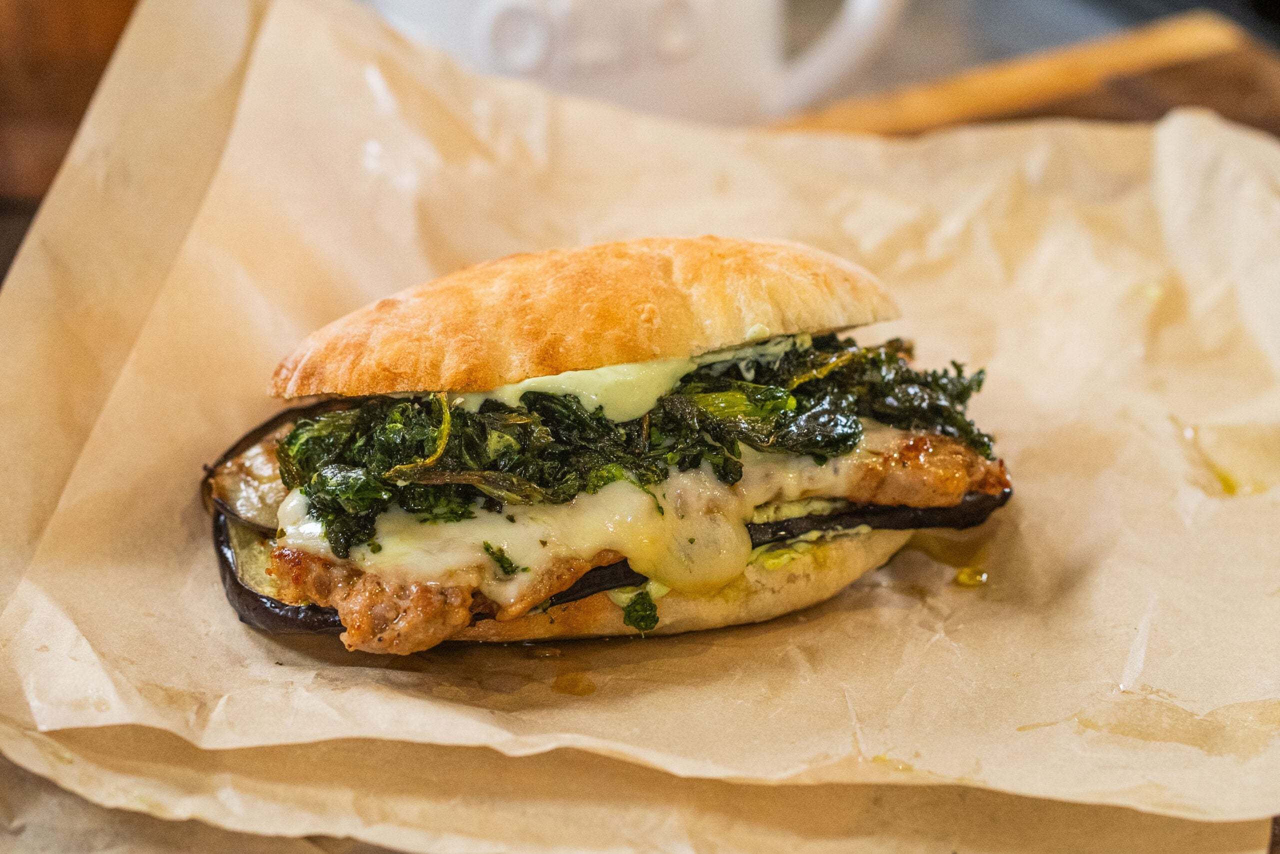 Italian Sandwich with Sausage & Broccoli Rabe Recipe + Video ...